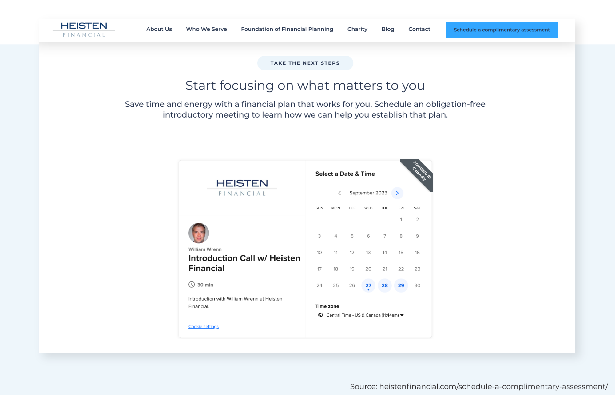 Optimizing An Advisory Website's Process Page For Prospect Conversion