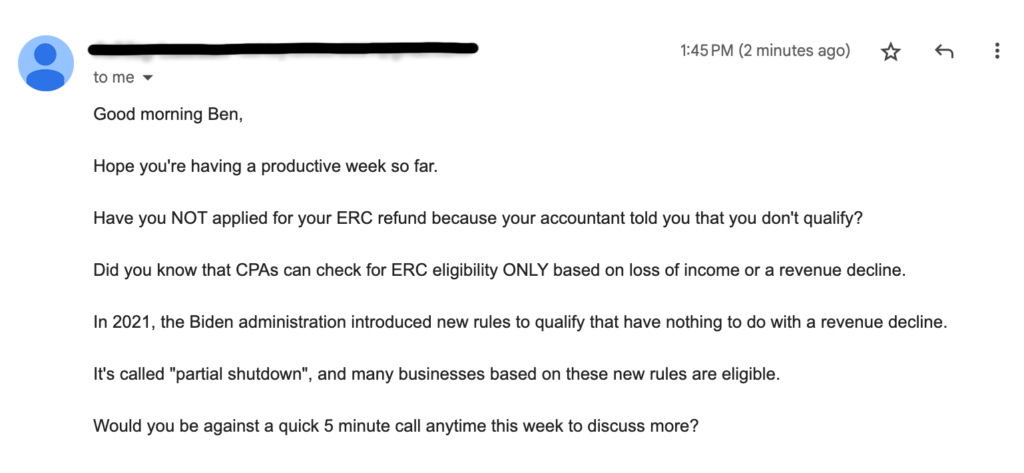 Assessing Employee Retention Credit (ERC) Eiligibility